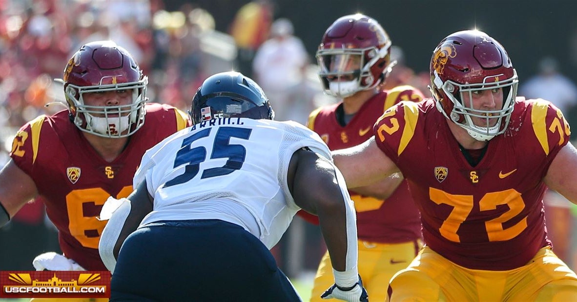 USC offensive line excited, focused ahead of trip to Oregon State