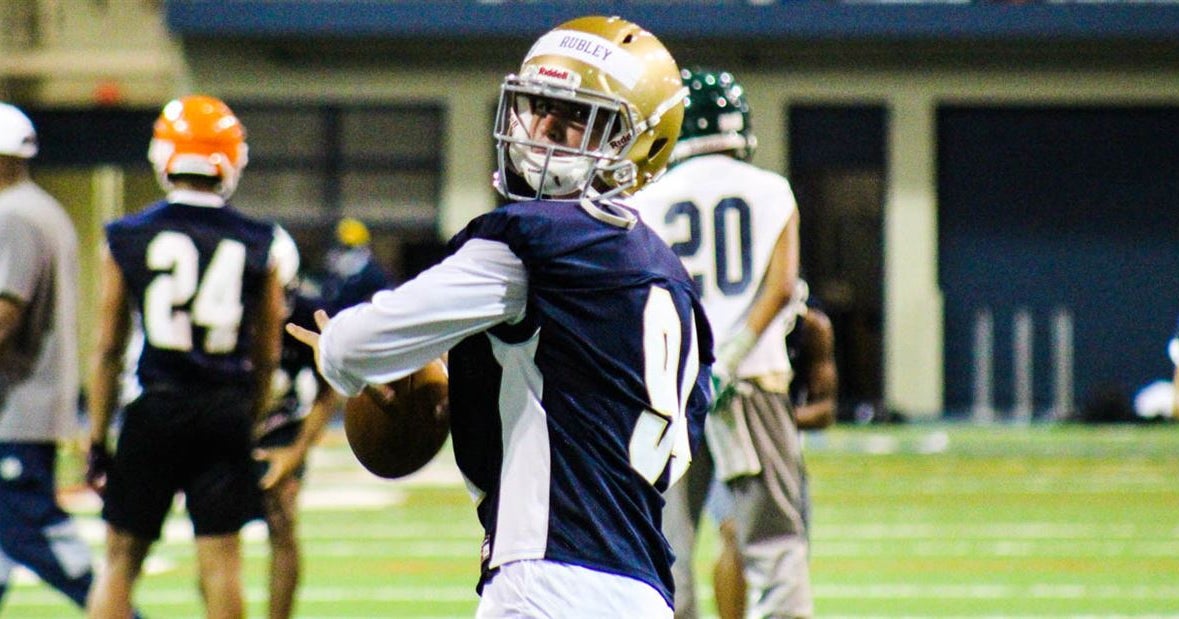 Top100 2021 QB Jake Rubley raves about recent Notre Dame visit