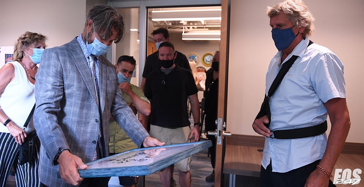 Former SEAL, Nittany Lion 'Hawk' Slater honored in emotional ceremony