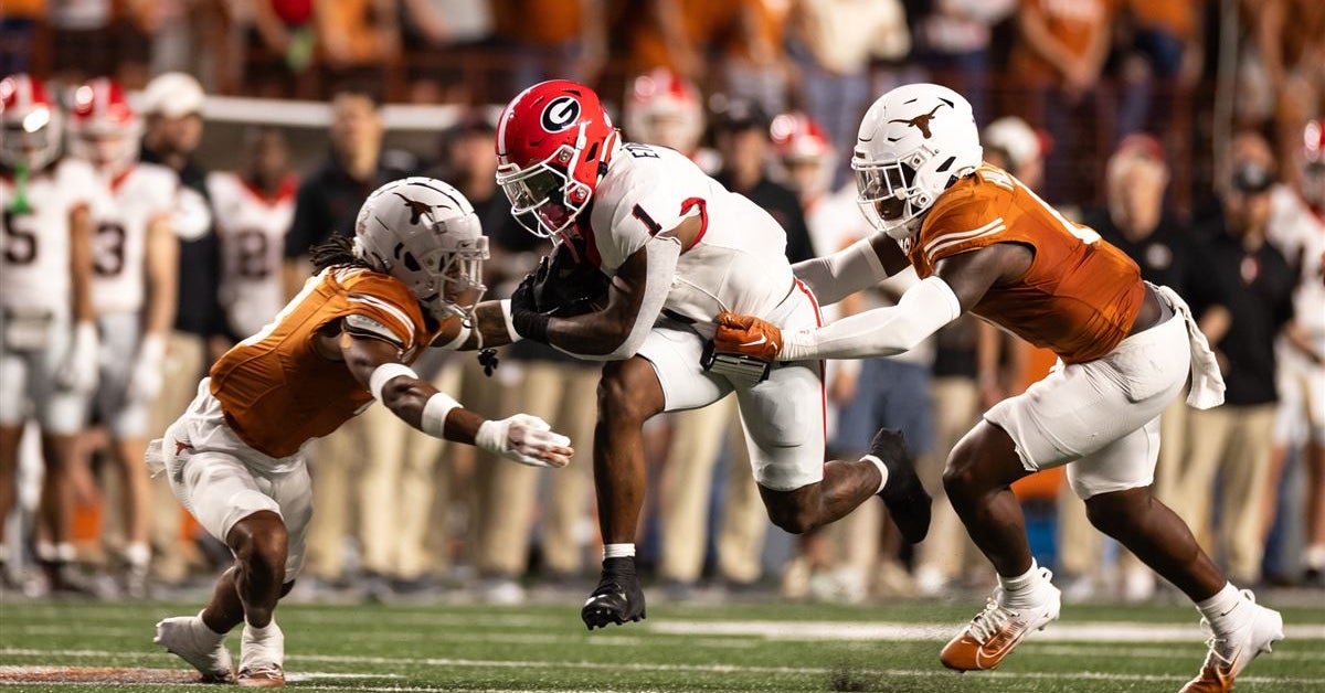 Halftime observations from Georgia football's game against Texas
