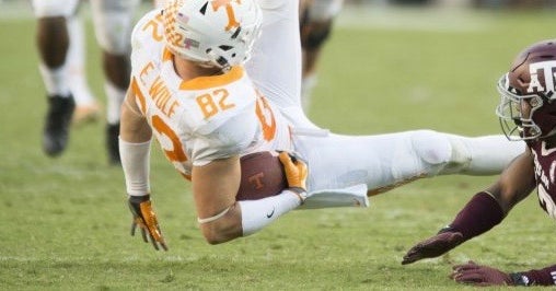 Vols' Ethan Wolf talks final play in loss at A&M