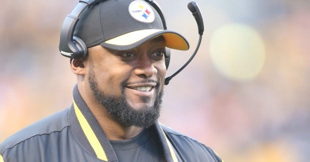 Mike Tomlin takes part in Sheer Da Beard charity event