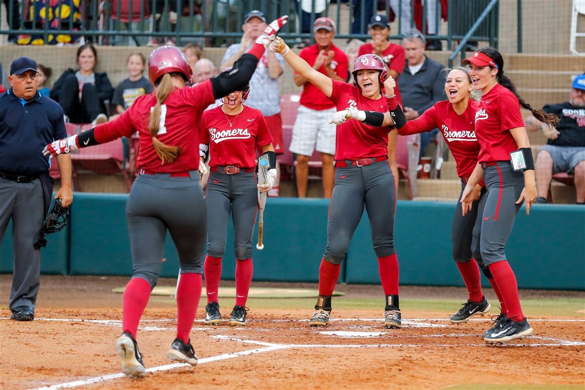 Grand slam opener?: OU softball storms past Utah Valley in Game 1