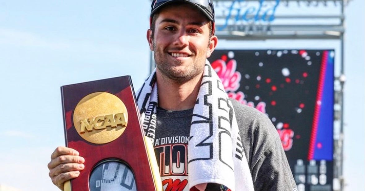 Lifelong Rebel, Captain Reagan Burford waves goodbye to Ole Miss baseball