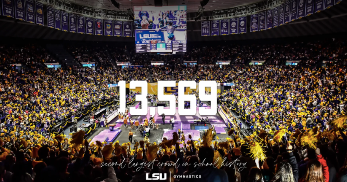 LSU brings in second-largest crowd in PMAC history