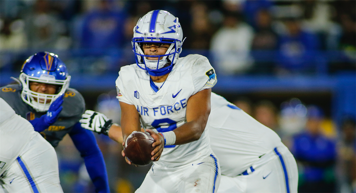 Air Force QB Zac Larrier out 'for a while' with apparent knee injury ...