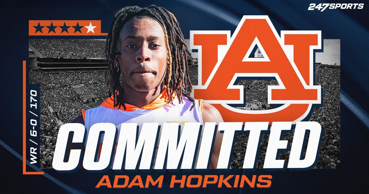 Auburn picks up commitment from 4-star WR Adam Hopkins
