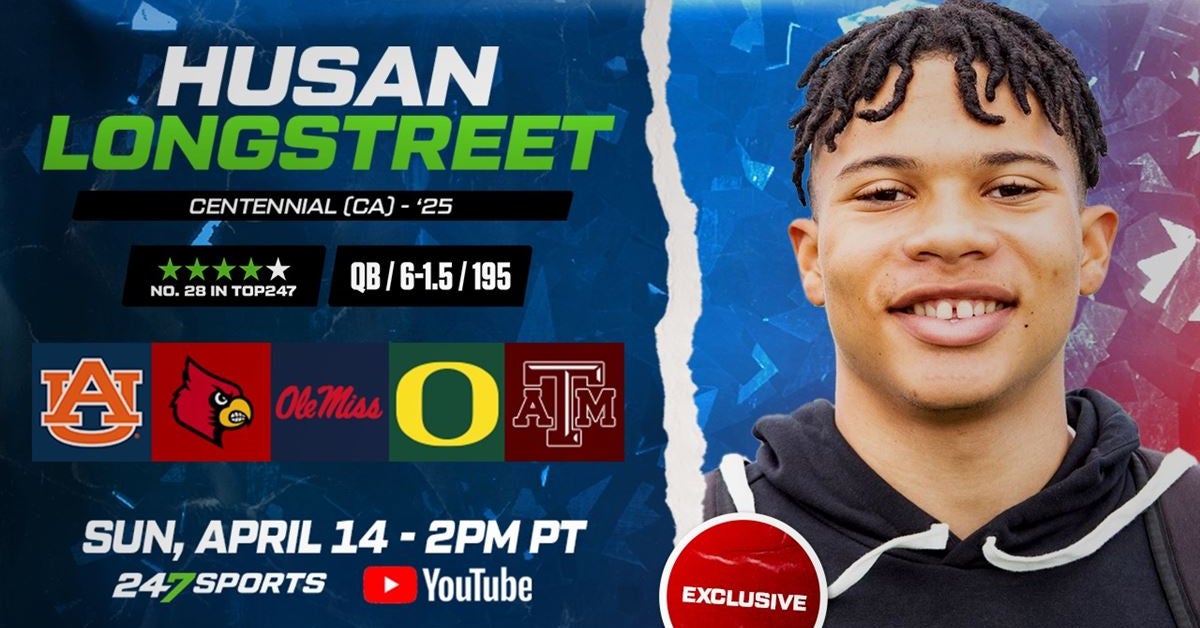 Four-Star QB Husan Longstreet set to announce on 247Sports YouTube Channel