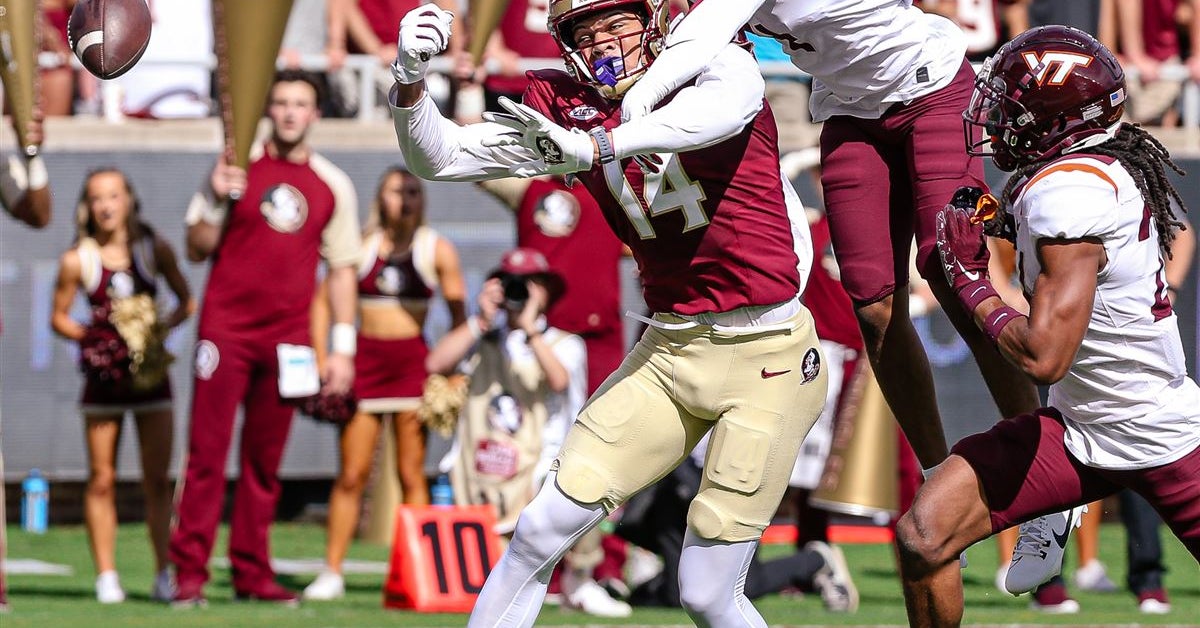 FSU WR Johnny Wilson exits Duke game with injury