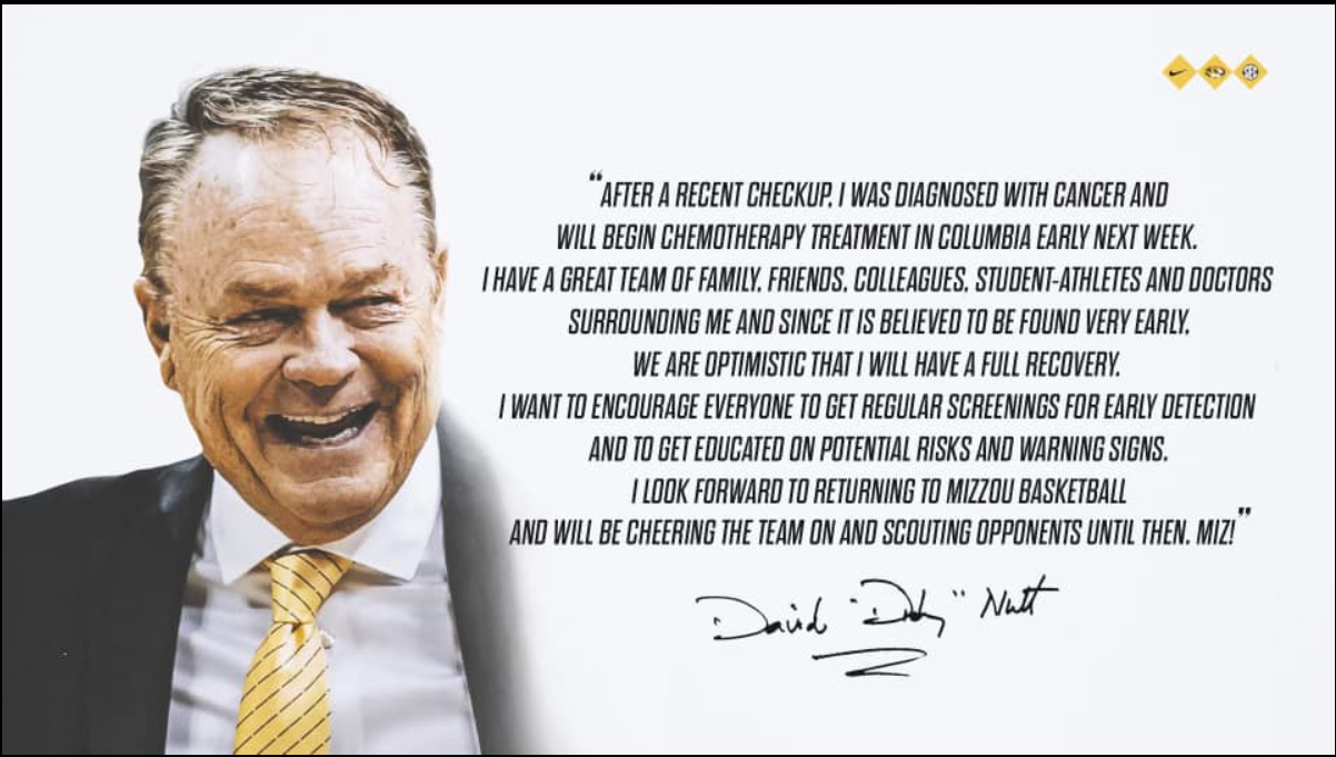 Dickey Nutt Announcement