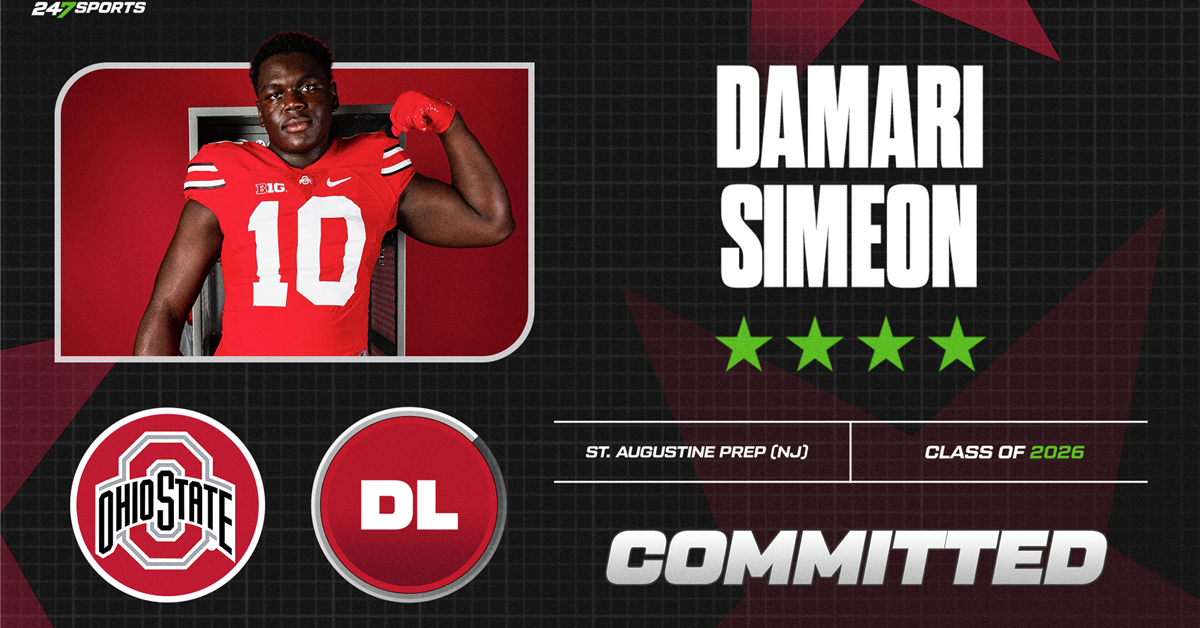 Buckeye D-line target Damari Simeon has committed to Ohio State