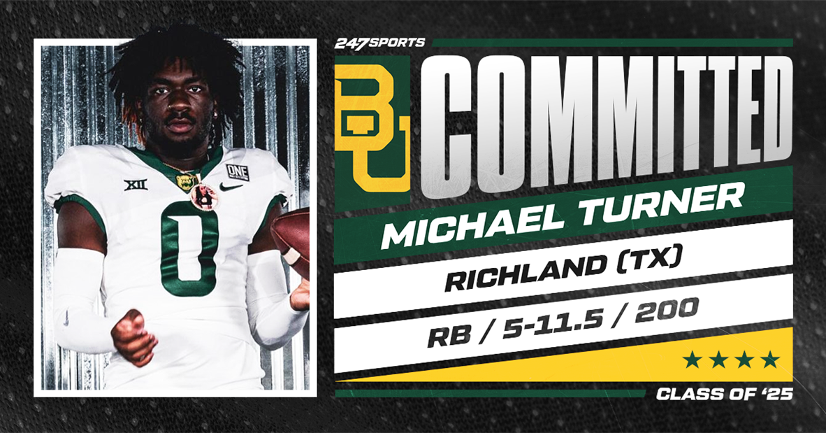 Top247 running back Michael Turner commits to Baylor football