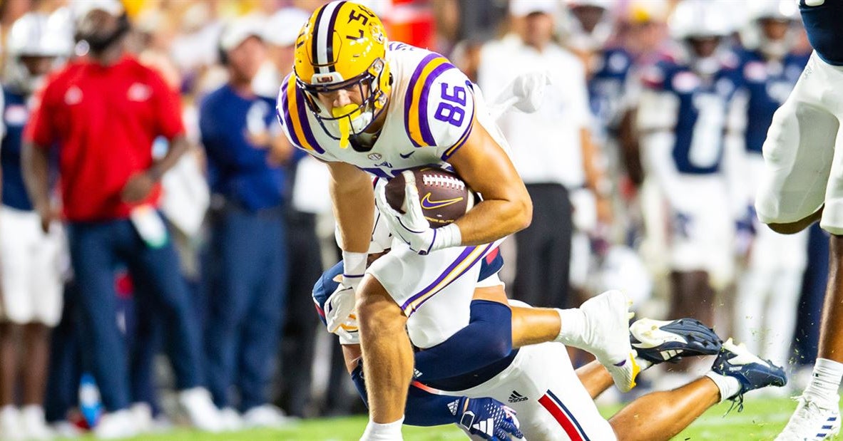 Post-game notes from LSU's 42-10 win over South Alabama