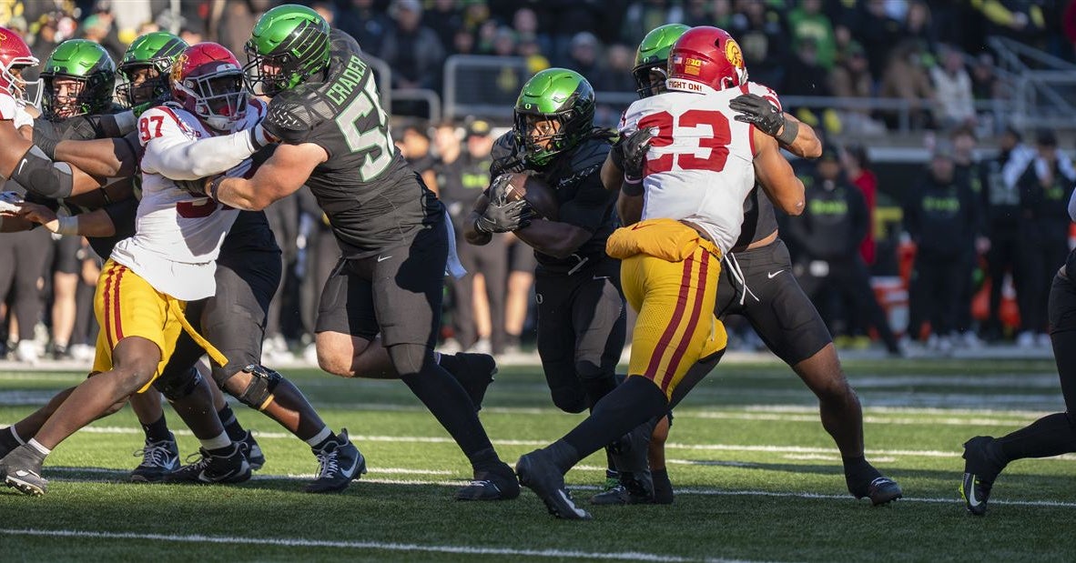Oregon turns to redshirt freshman LT Fox Crader in biggest game of the ...