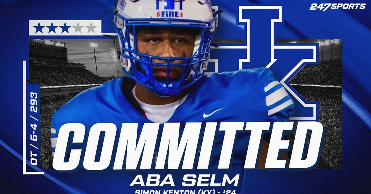 Simon Kenton offensive lineman Aba Selm becomes UK's second 2024 commitment