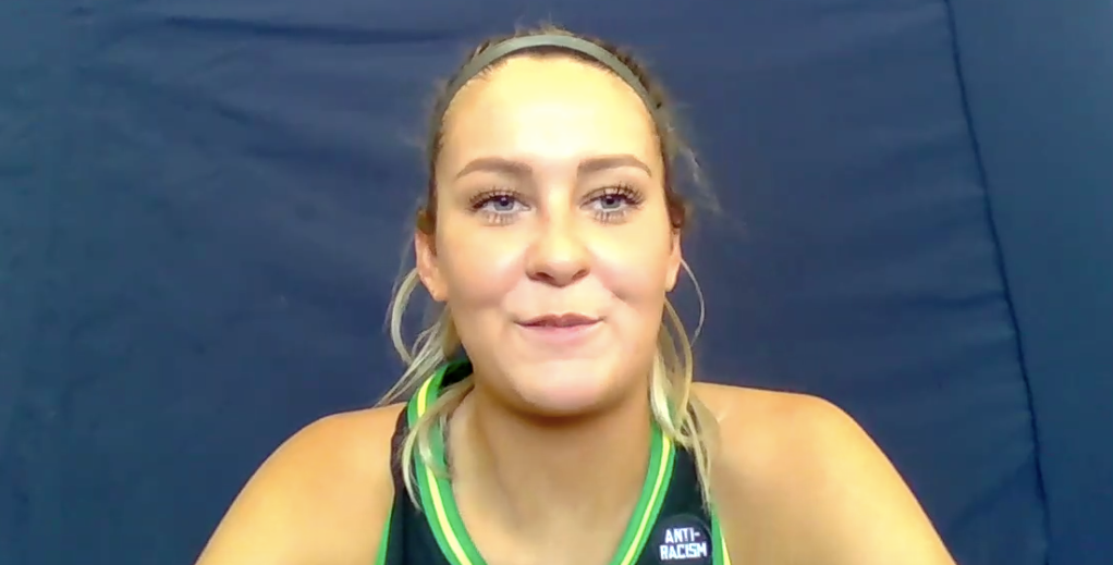 WATCH: Sydney Parrish reflects on career-best shooting night in win ...