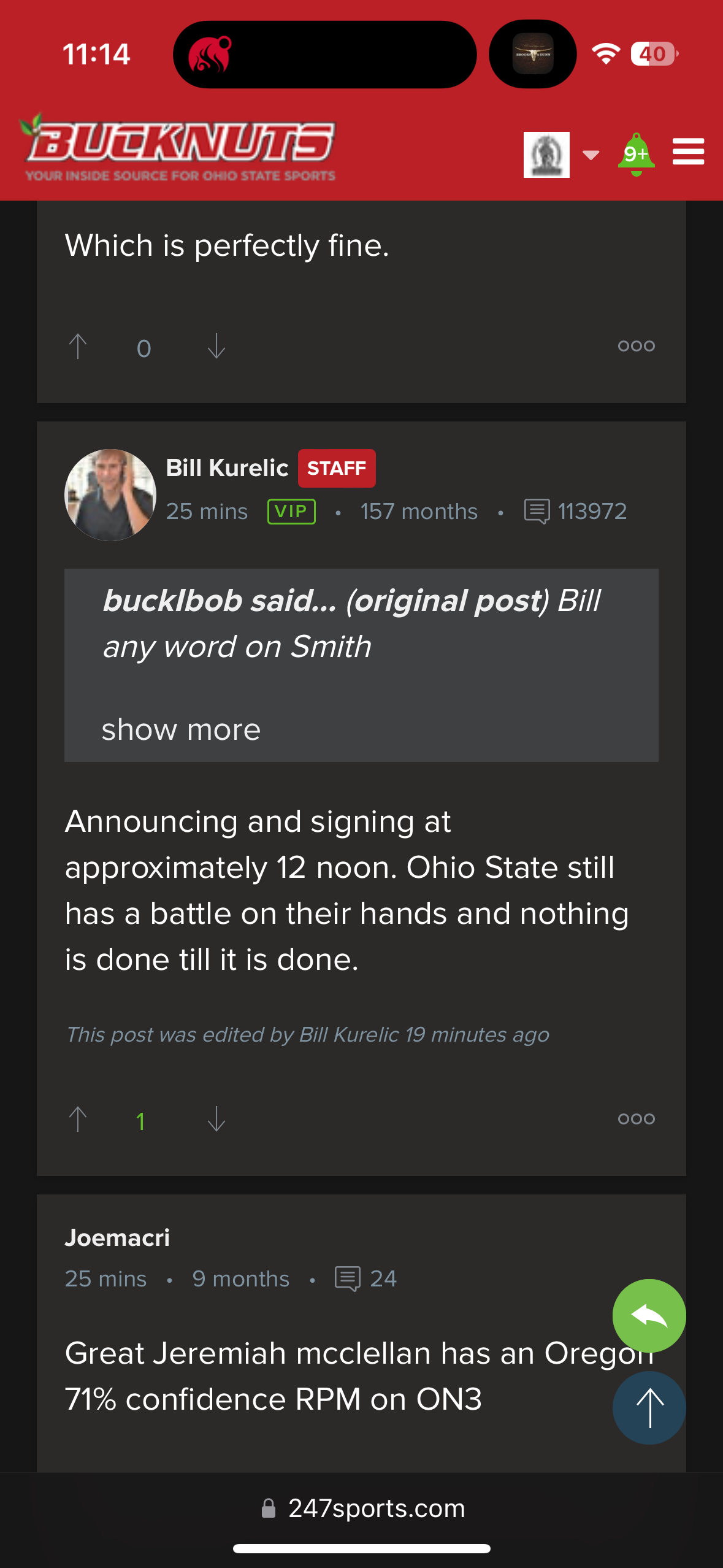 I expect Jeremiah Smith to stick with Ohio State