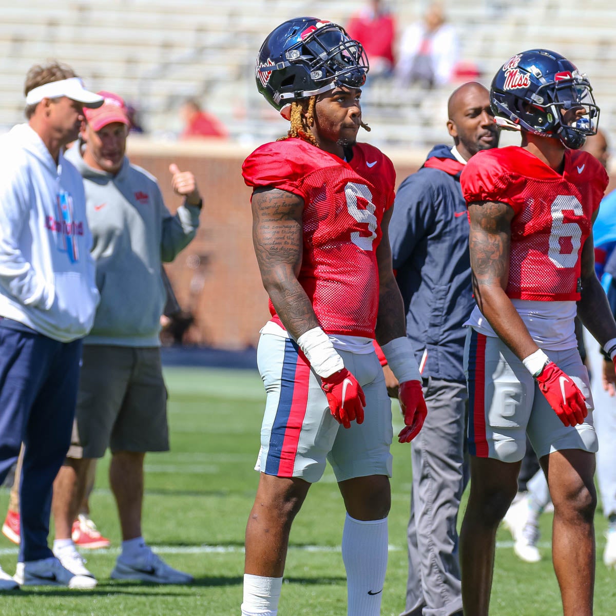 More Photos | Full gallery from Ole Miss spring practice