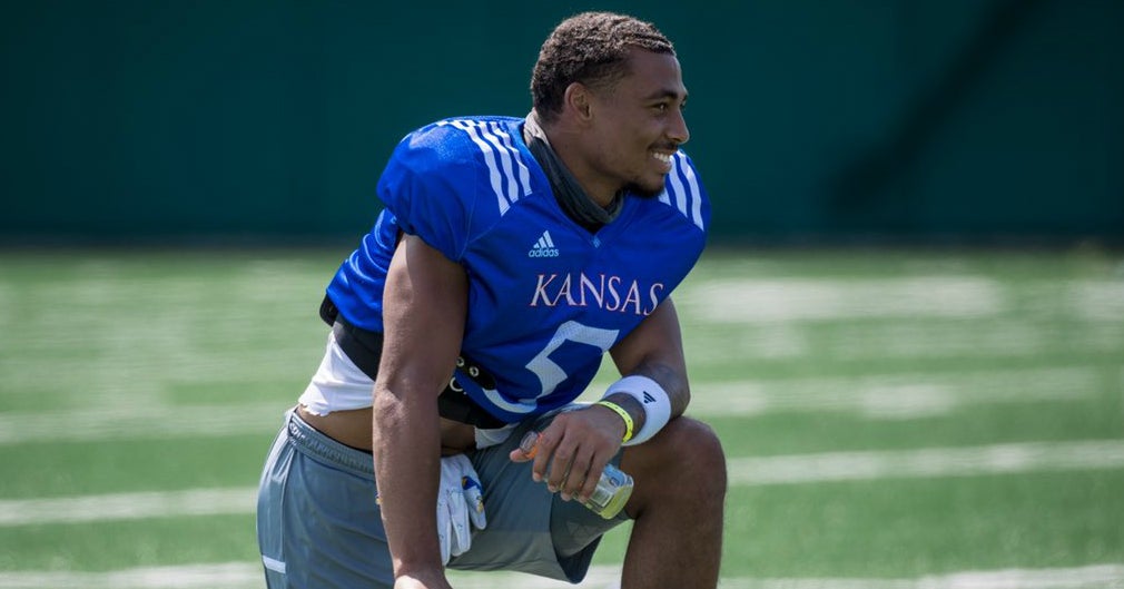 Stephon Robinson Jr. wants to be role model for KU wideouts