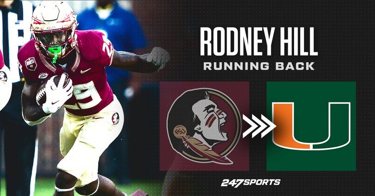 Florida State transfer RB Rodney Hill commits to Miami