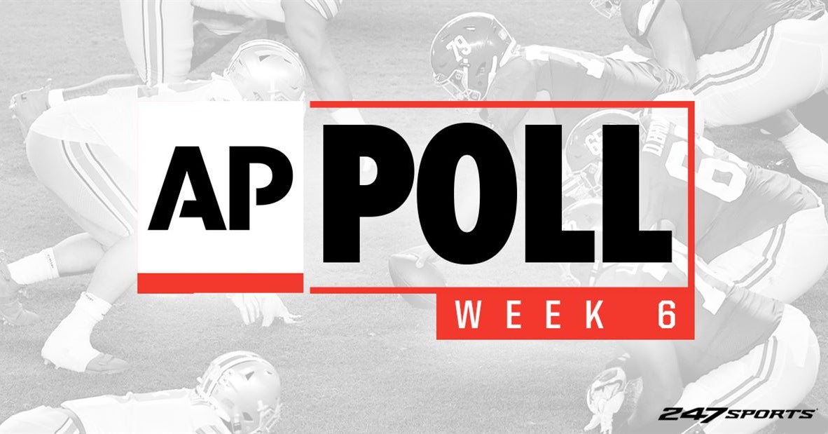 College Football AP Top 25 rankings updated ahead of Week 6