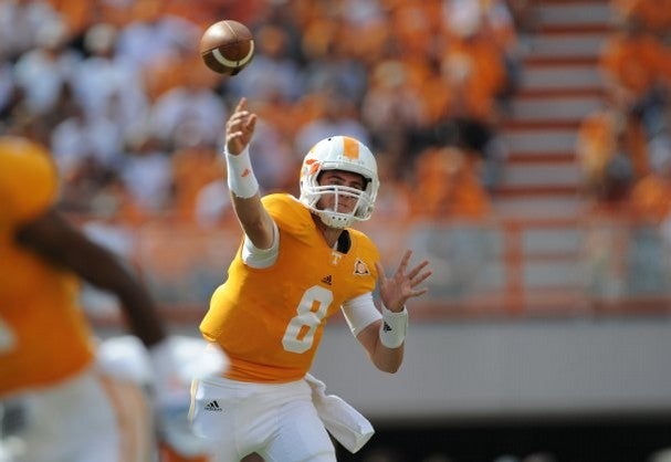 The target is Tyler Bray